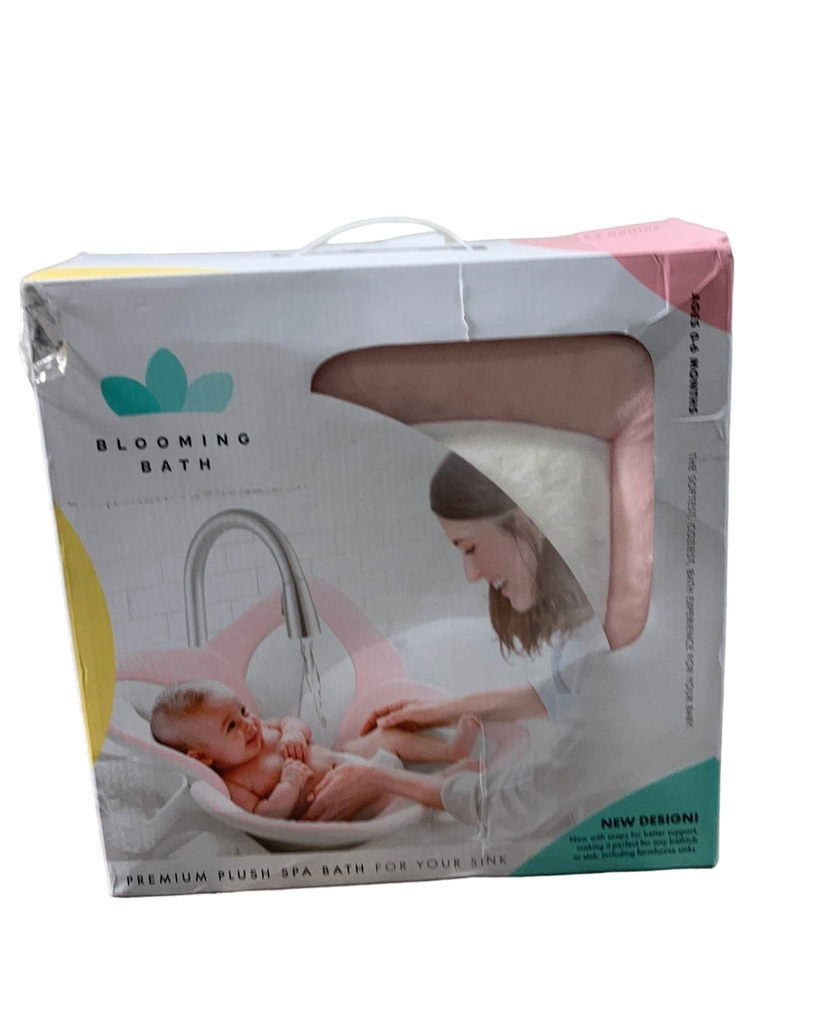 Blooming Bath Baby Bath Lotus, Pink-White-Gray