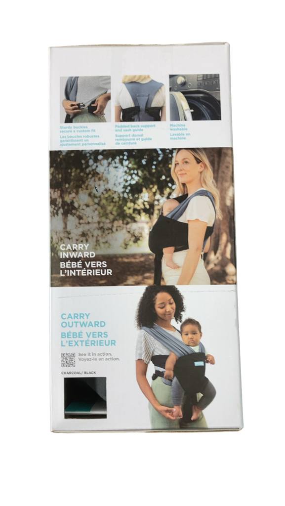 Moby Easy Wrap, Charcoal/Black