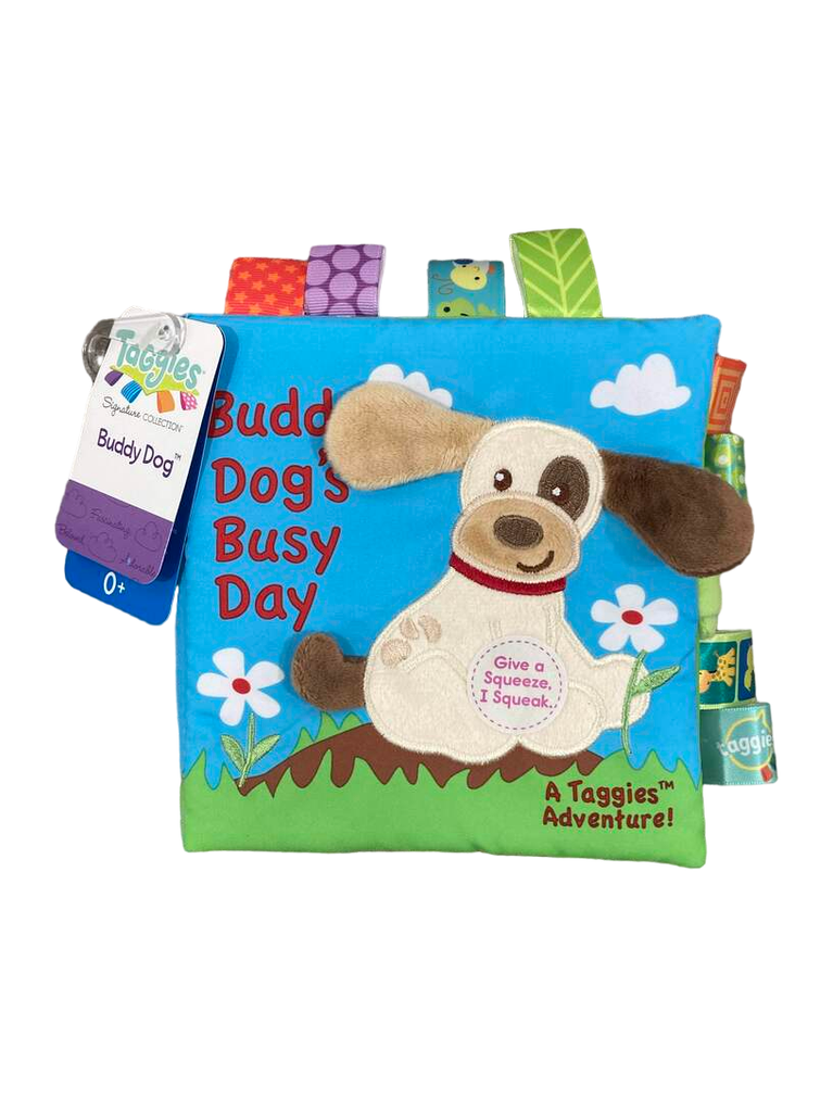 Taggies Touch & Feel Soft Cloth Book, Buddy Dog