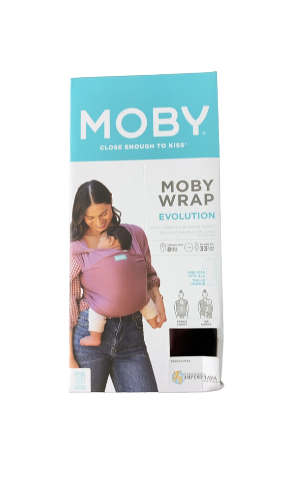 Moby Evolution Baby Carrier, Terracotta