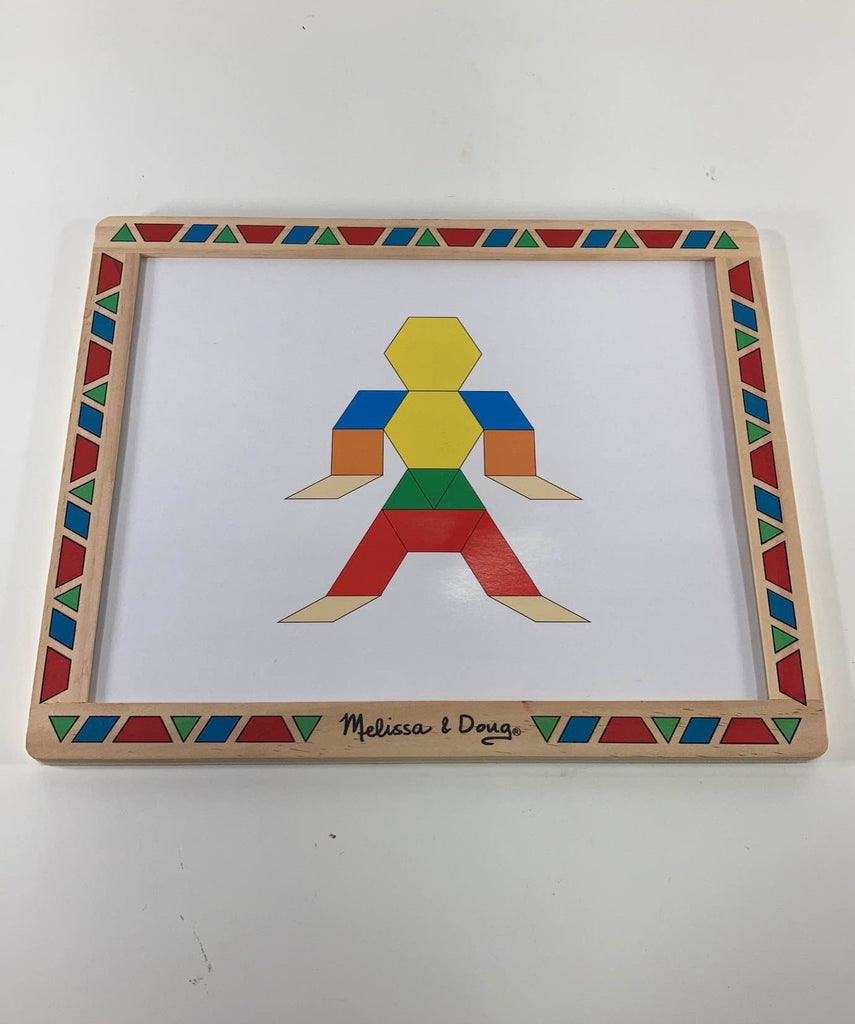 Melissa & Doug Magnetic Pattern Block Kit