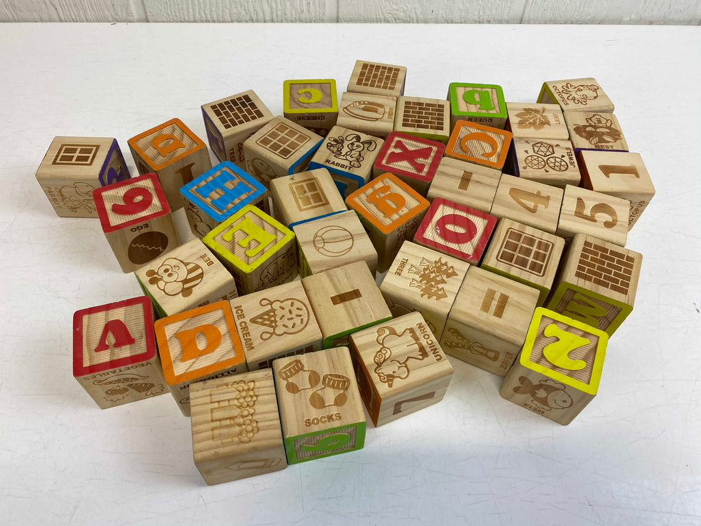 BUNDLE Wooden Alphabet Blocks
