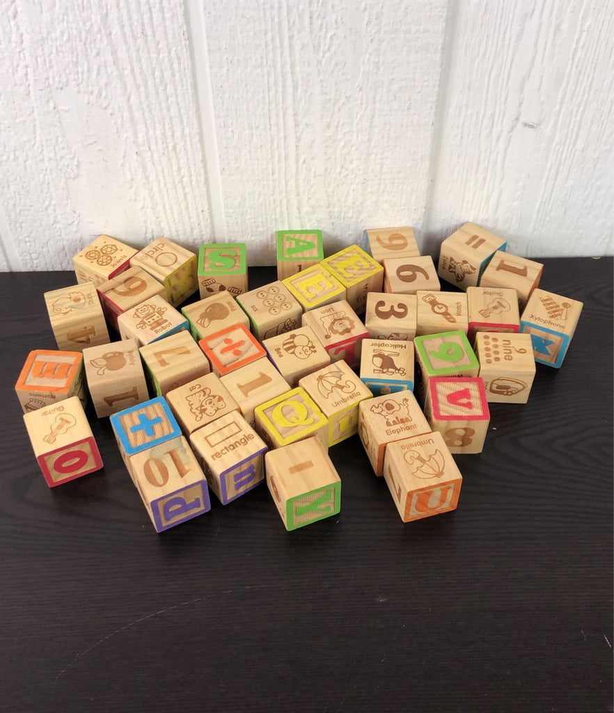 BUNDLE Wooden Alphabet Blocks