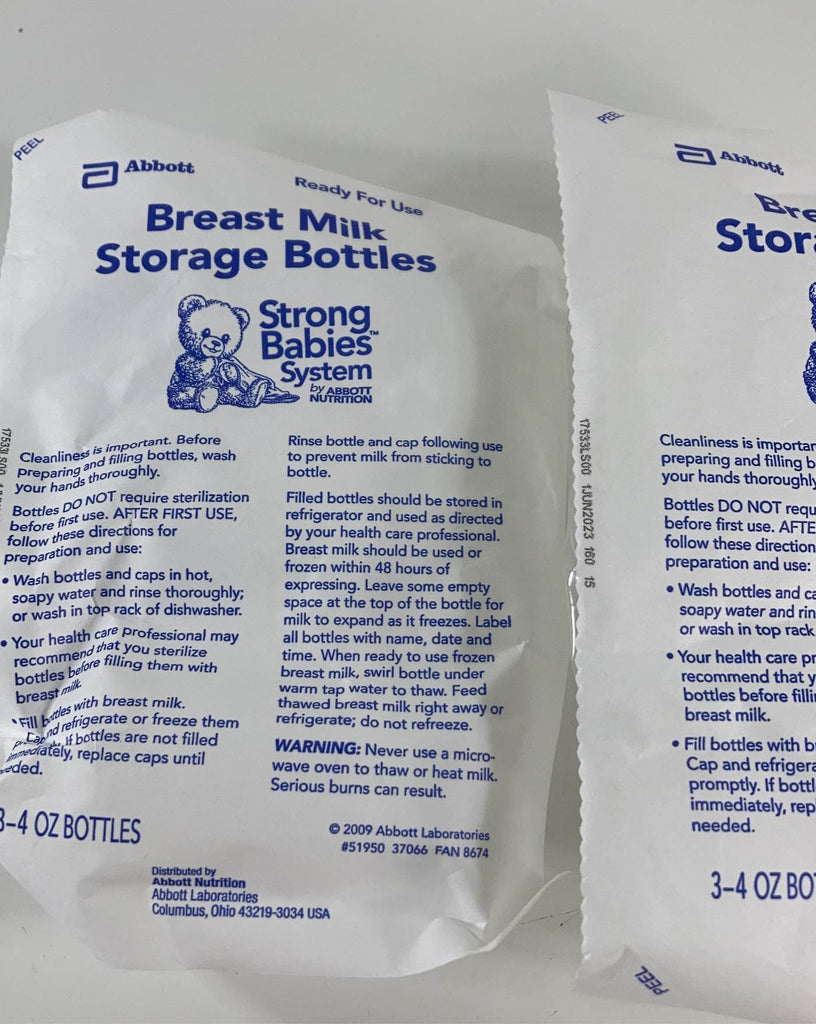 Abbott Breast Milk Storage Bottles