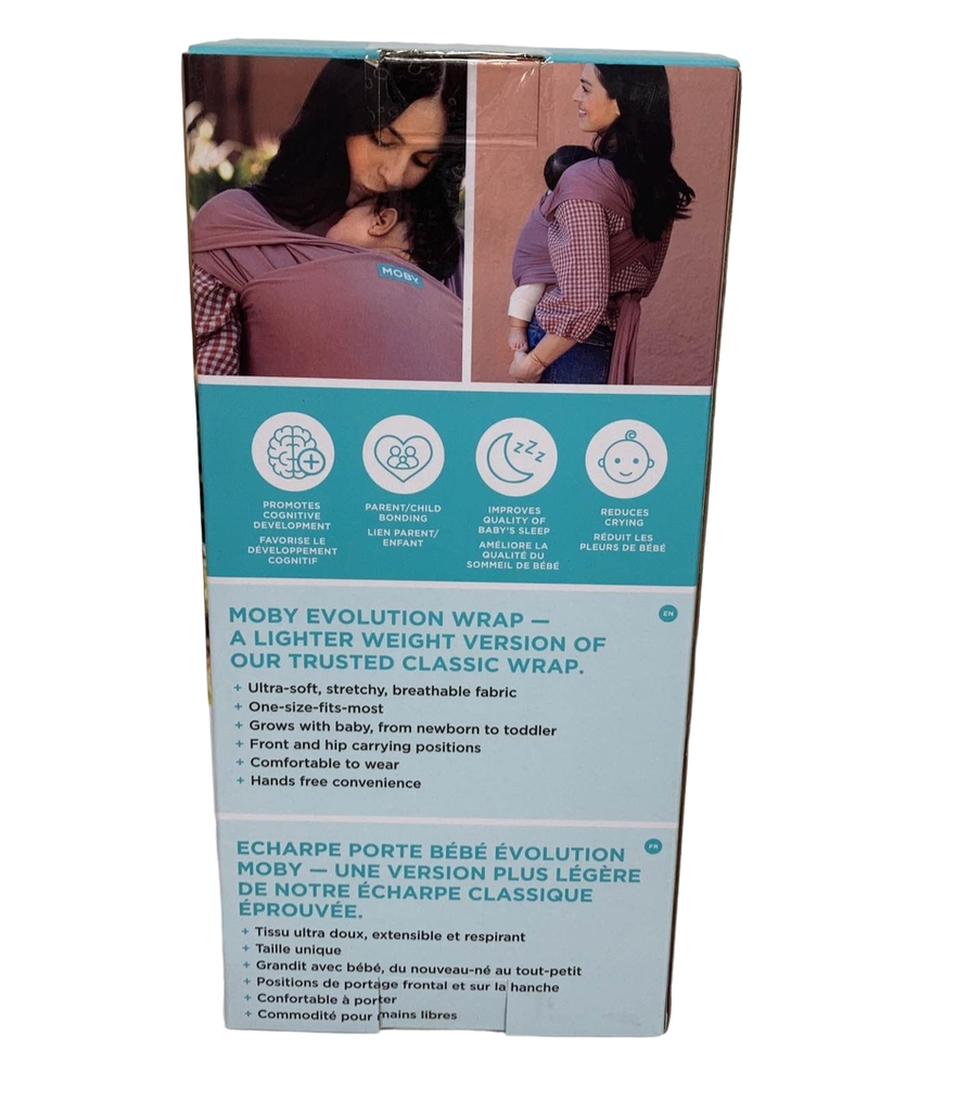 Moby Evolution Baby Carrier, Terracotta