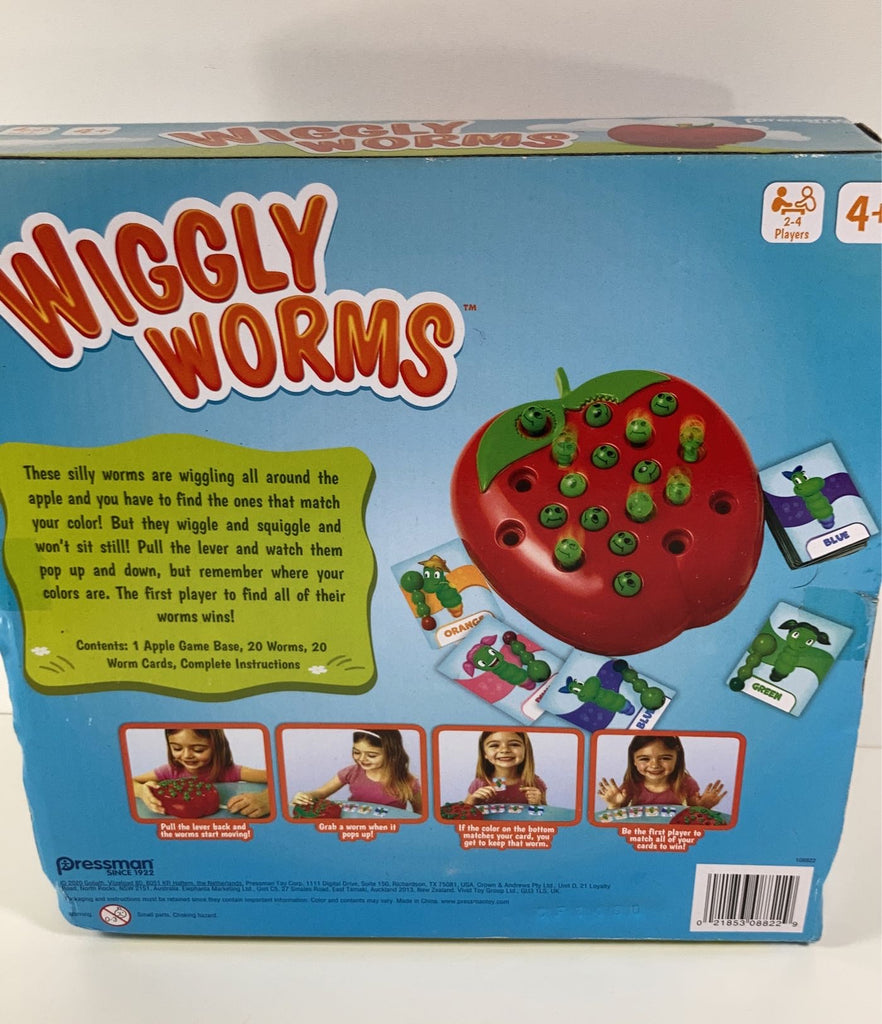 Pressman Wiggly Worms Game