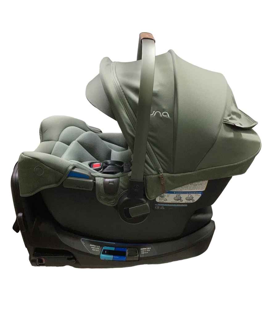 Nuna PIPA rx Infant Car Seat with RELX Base, Pine, 2023