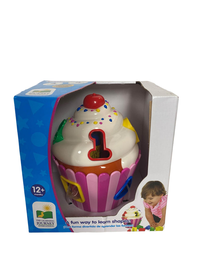 The Learning Journey Cupcake Shape Sorter