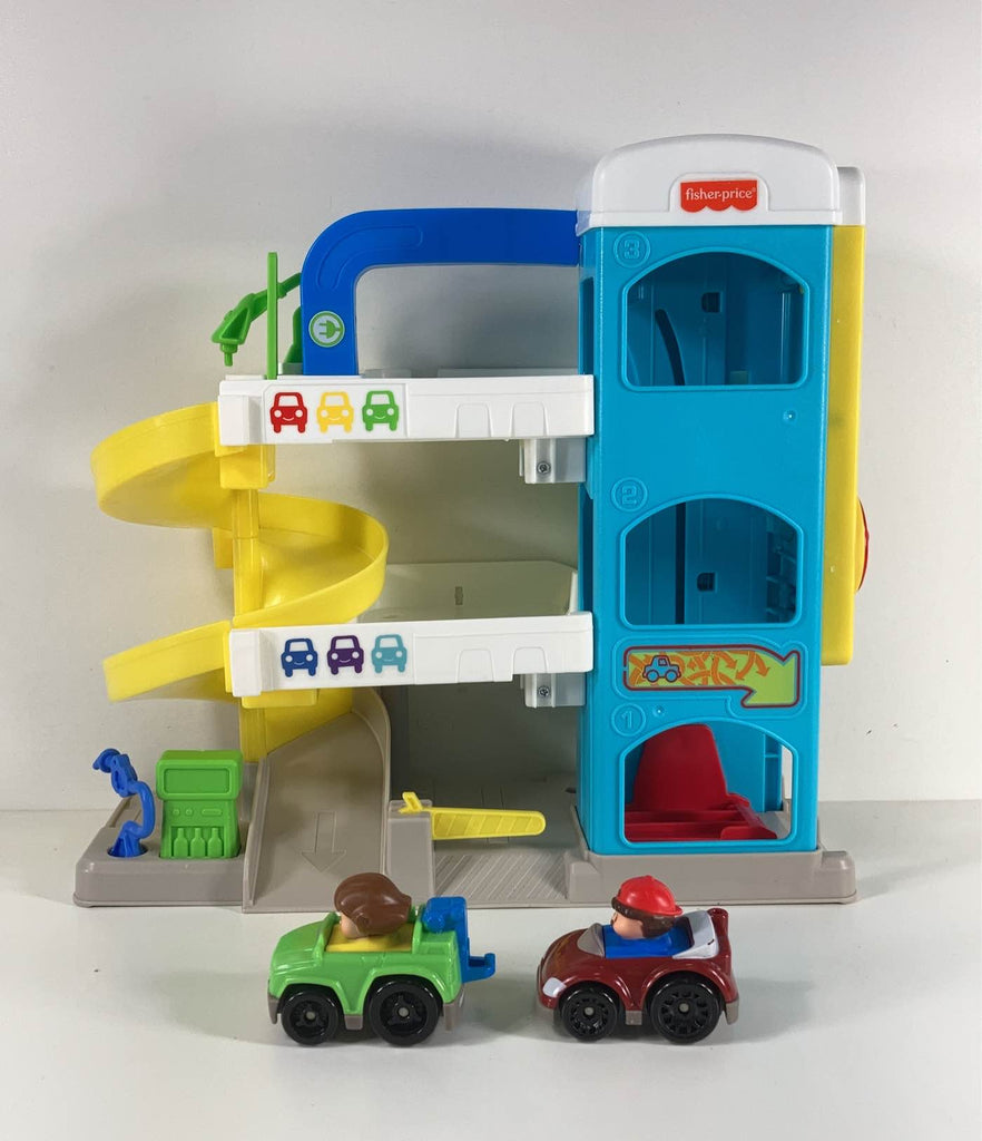 Fisher Price Little People Helpful Neighbors Wheelie Garage