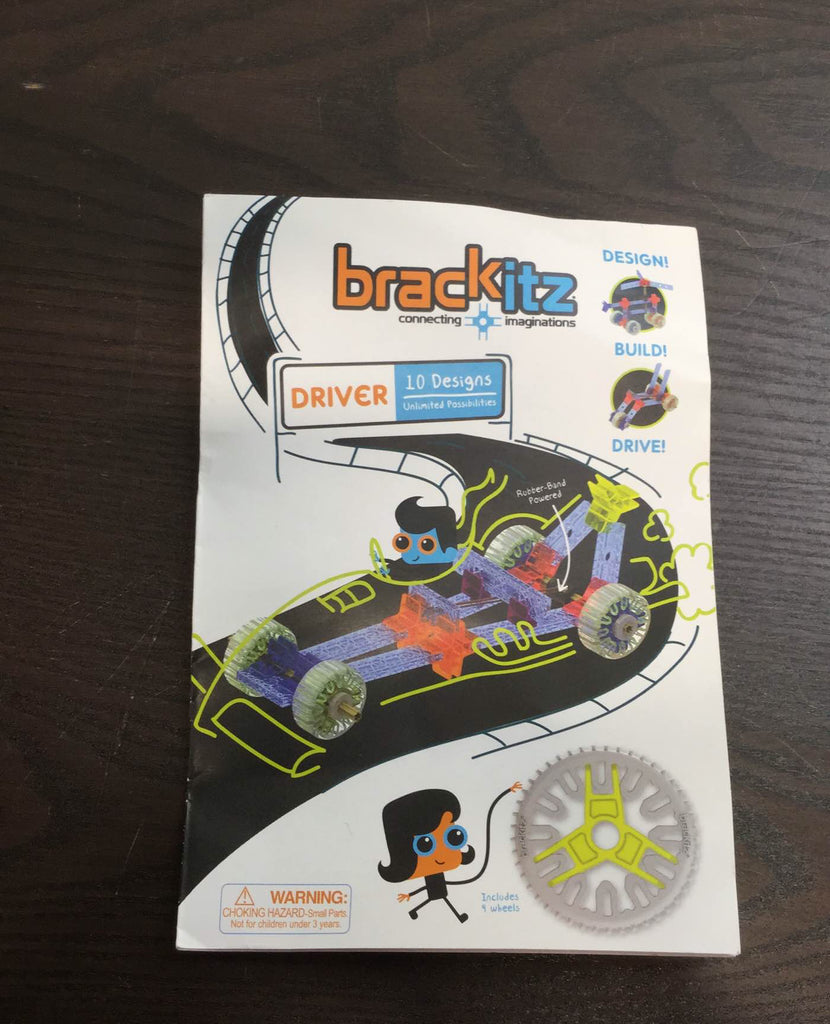Brackits Brackitz Pulleys 77 Piece Set Educational Construction Set