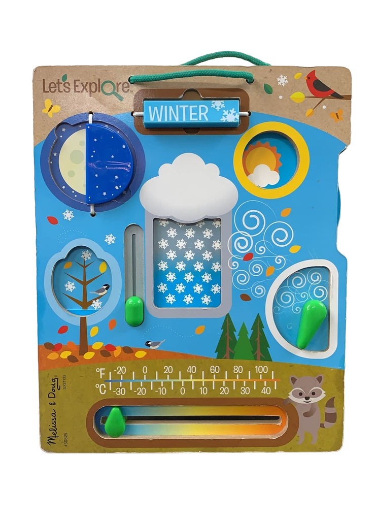 Melissa & Doug Let’s Explore Weather Seasons Board