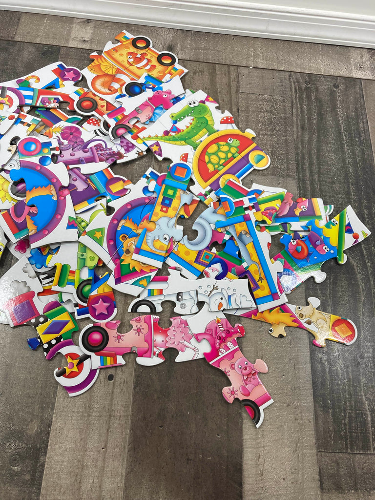 The Learning Journey Puzzle Doubles- Giant Colors And Shapes Train Flo