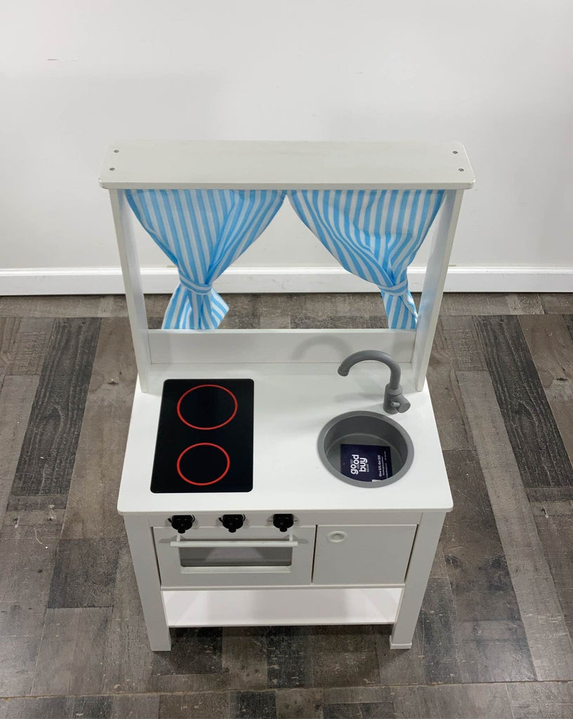 IKEA SPISIG Play Kitchen With Curtains