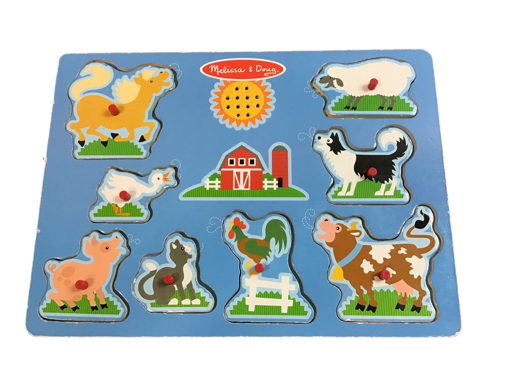 Melissa & Doug Sound Puzzle, Farm Animals