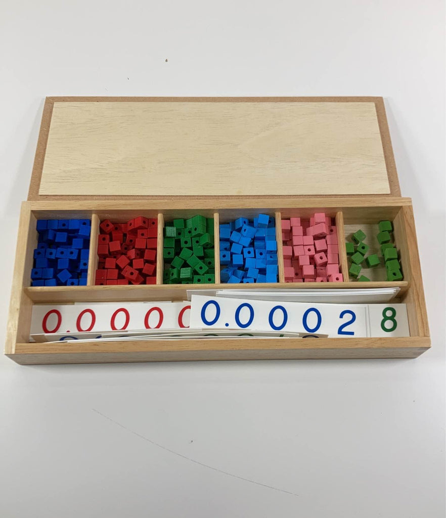 Alison’s Montessori Decimal Fraction Board and Exercise