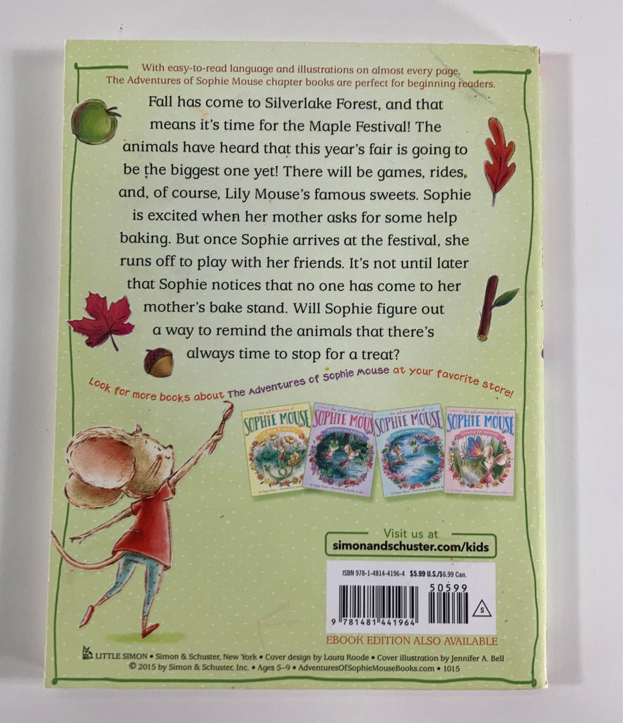 Little Simon Adventures Of Sophie Mouse: The Maple Festival