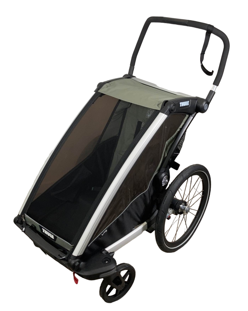 Thule Chariot Lite Bike Trailer Stroller 1 Seat, Agave, 2021