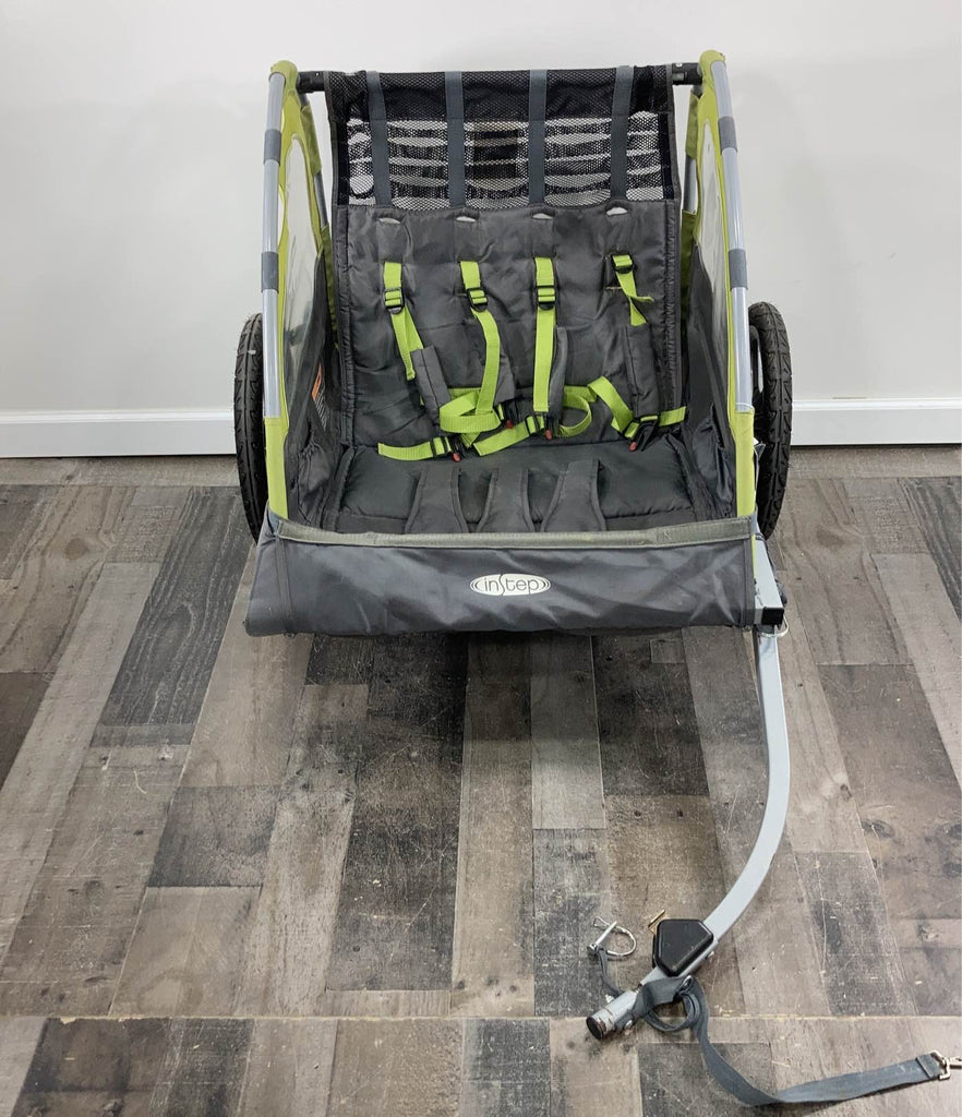 InStep Double Bicycle Trailer, Green