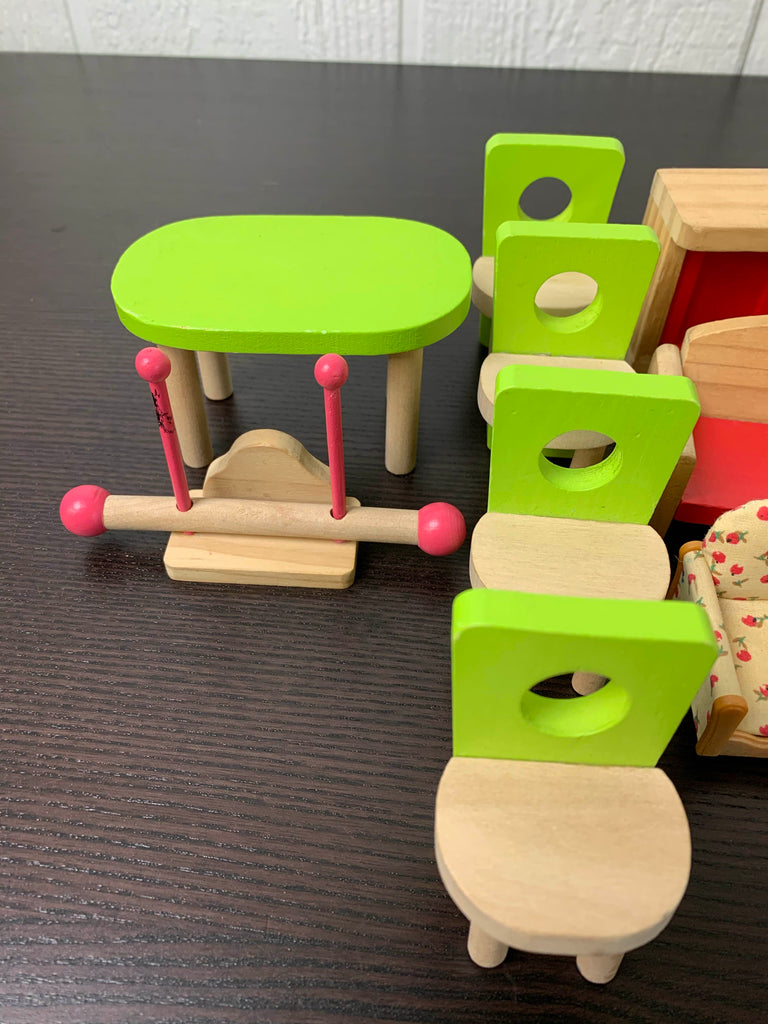 BUNDLE Wooden Doll House Accessories