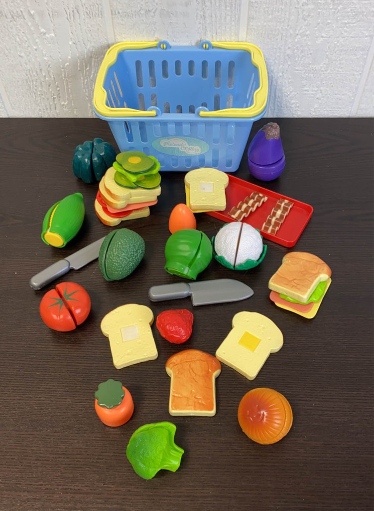 BUNDLE Play Food, & Basket