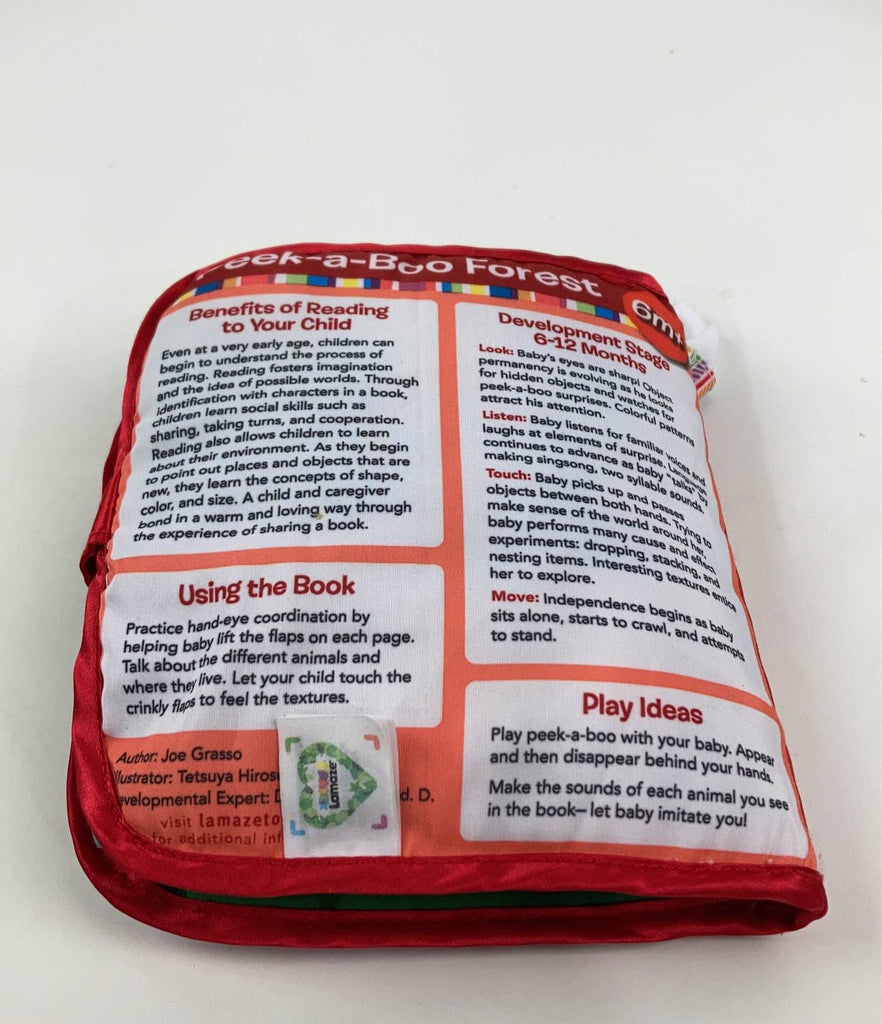 Lamaze Peek A Boo Forest Book