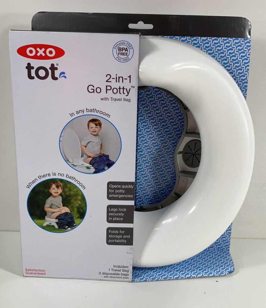 OXO Tot 2-in-1 Go Potty, Gray/Gray
