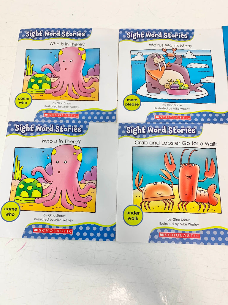 BUNDLE Easy Reading Books, Scholastic Sight Words