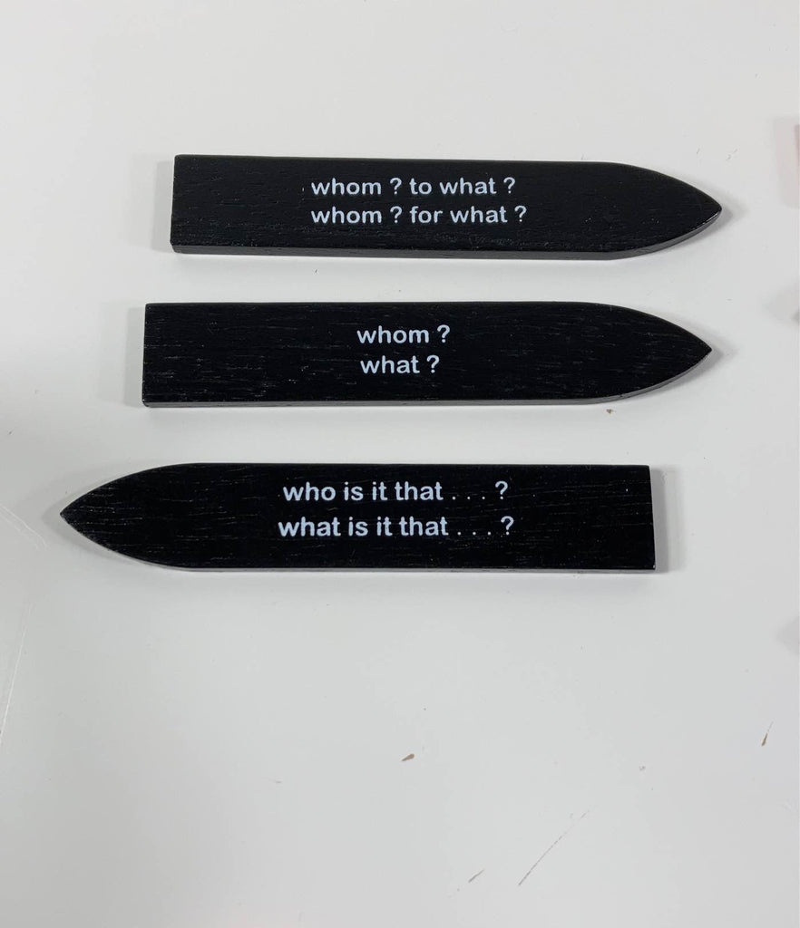 Alison’s Montessori Sentence Analysis: First Chart and Box 1