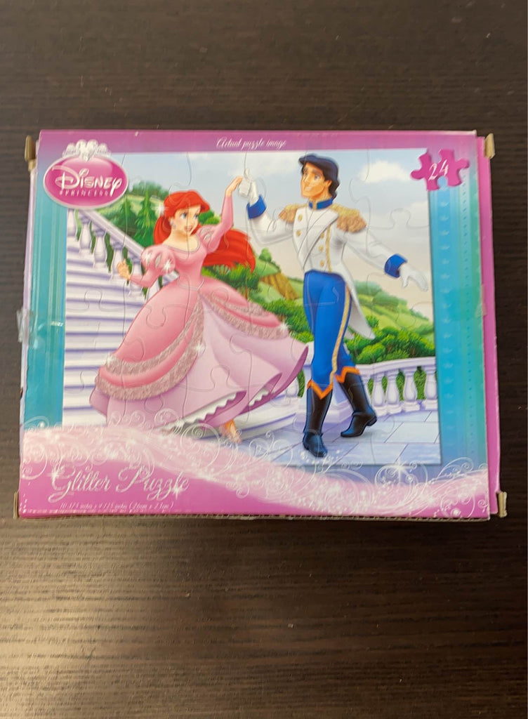 BUNDLE Disney Princess Glitter Puzzles