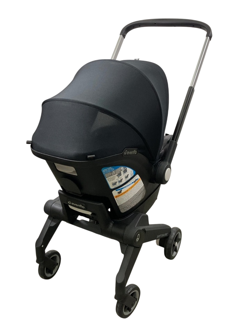 Evenflo Shyft Dual Ride Infant Car Seat Stroller Combo, 2024, Boone Gr ...