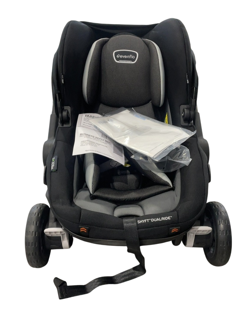 Evenflo Shyft Dual Ride Infant Car Seat Stroller Combo, 2024, Beaufort ...