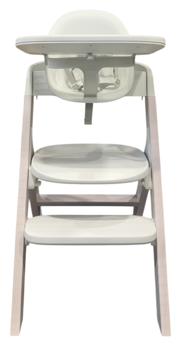 Mockingbird High Chair, Cloud Washed Beech, White — GoodBuy Gear