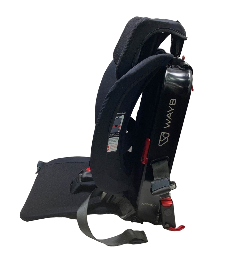 WAYB Pico Portable Car Seat Bundle, 2023, Jet, Deluxe Bag