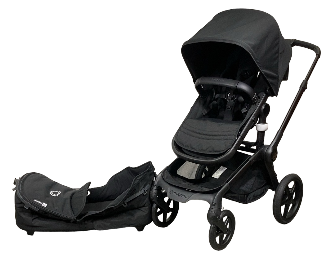 Bugaboo Fox 5 Stroller, 2024, Black, Midnight Black — GoodBuy Gear