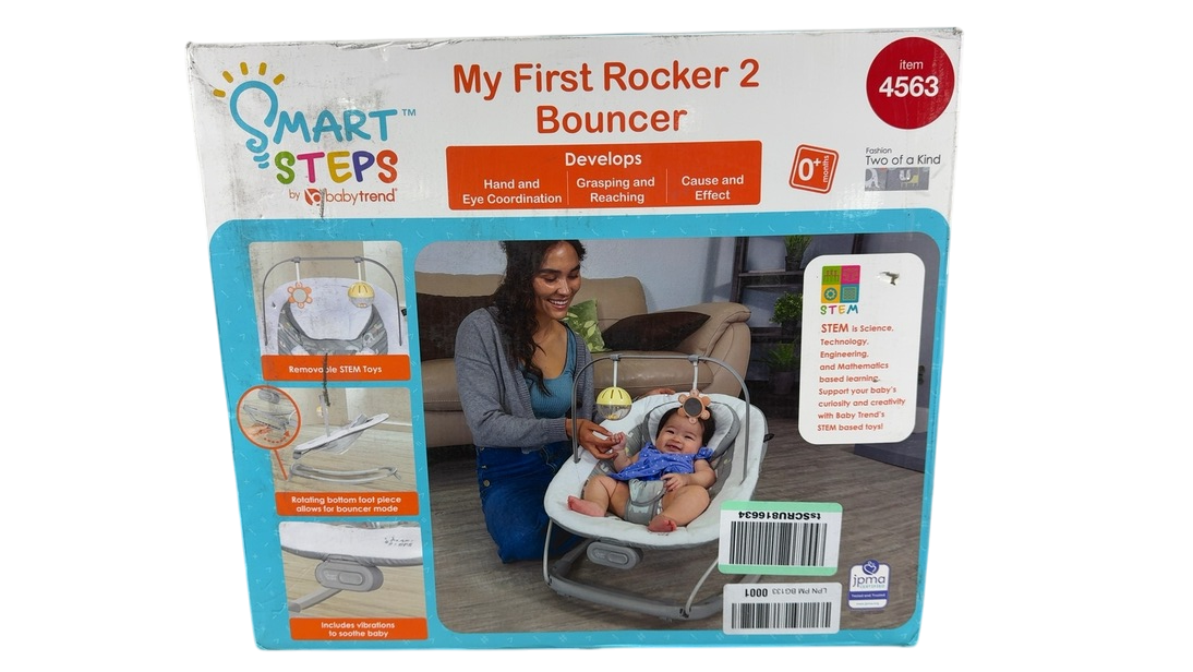 Baby Trend Smart Steps My First Rocker 2 Bouncer, Two Of A Kind ...