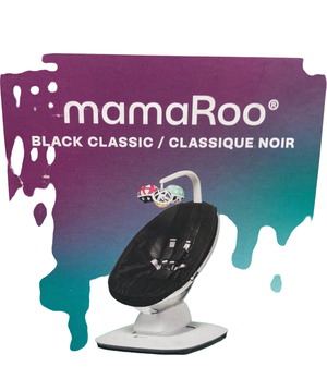 4moms MamaRoo Multi-Motion Baby Swing, Black Classic