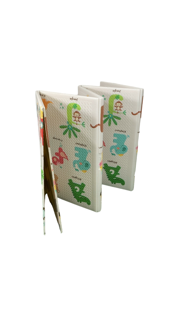 Parklon Portable Double-Sided Folding Play Mat, ABC/Urban Zig Zag