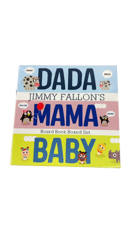 Jimmy Fallon DADA, MAMA, and BABY Board Book Boxed Set