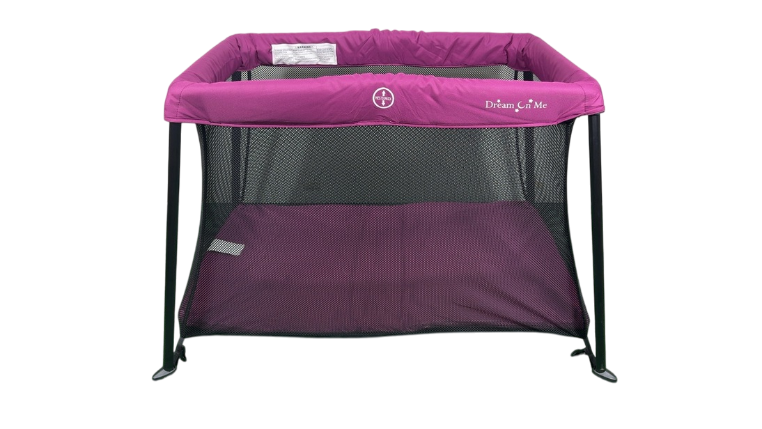 Dream On Me Travel Light Playard, Purple, w/o Mesh Zipper Door ...