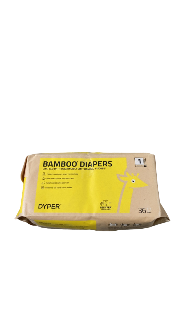 DYPER Bamboo Diapers, Size 1, 36 Count — GoodBuy Gear
