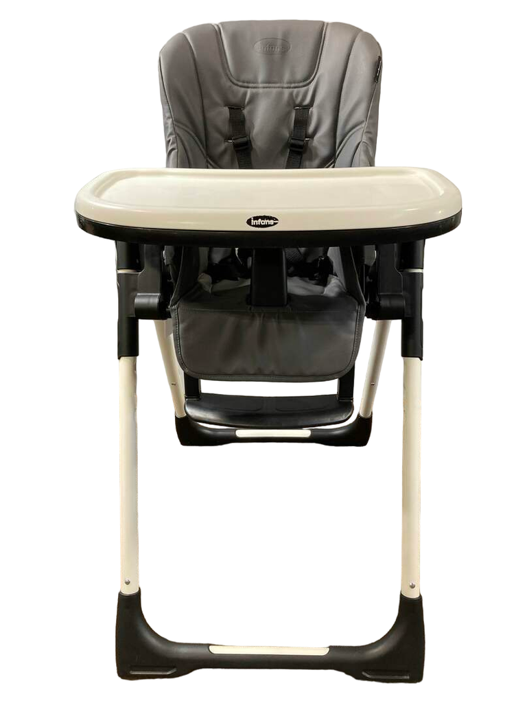 Infans Adjustable and Foldable High Chair, Dark Grey