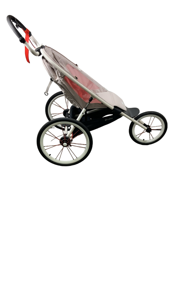 Cybex AVI Jogging Stroller, 2021, Cream/Orange