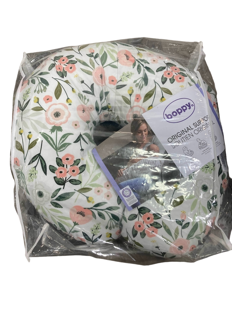 Boppy Nursing and Infant Support Pillow, Pink Garden Flowers