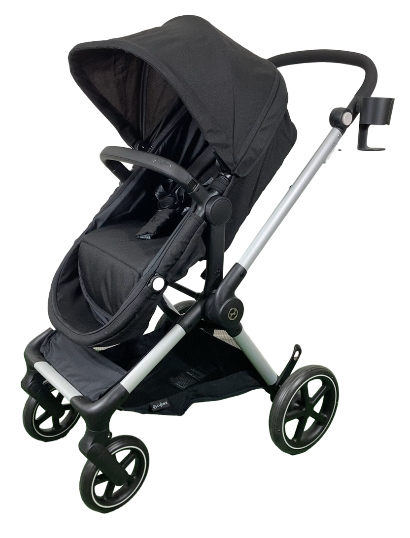 Cybex Eos Stroller, Silver, Moon Black, 2024 — GoodBuy Gear