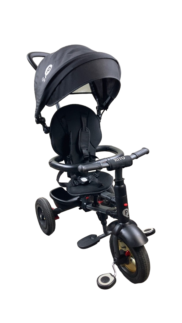 QPlay Rito Ultimate 3 In 1 Folding Trike, Black — GoodBuy Gear