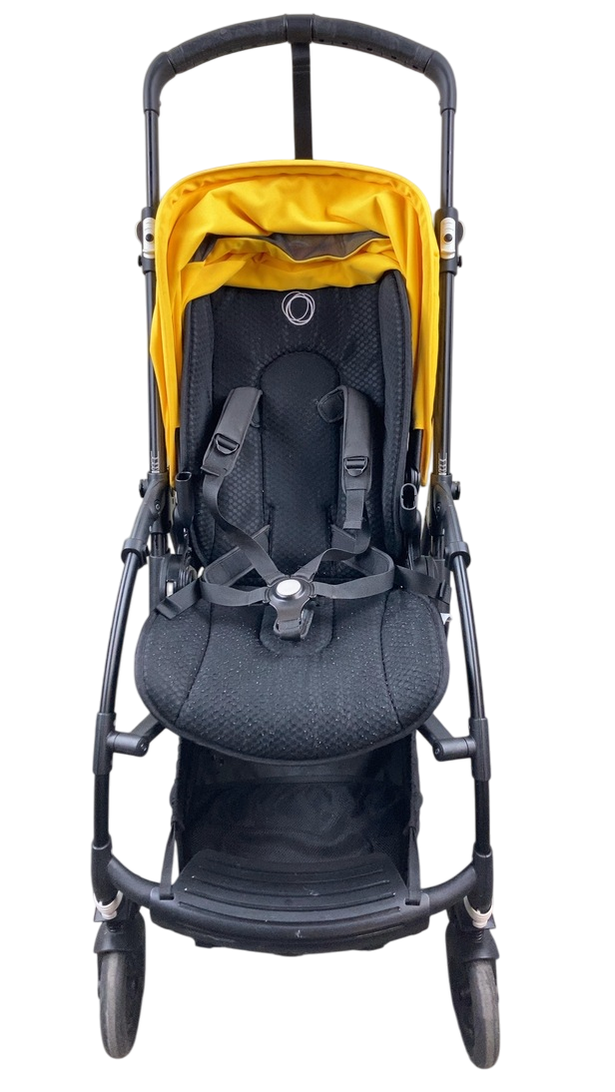Bugaboo Bee 6 Stroller, 2020, Black, Black, Lemon Yellow — GoodBuy Gear