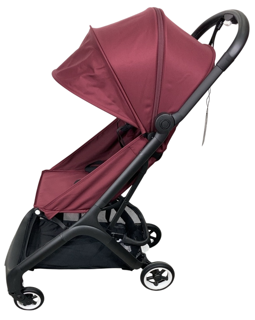 Bugaboo Butterfly Stroller, 2024, Black, Dark Cherry, Dark Cherry ...