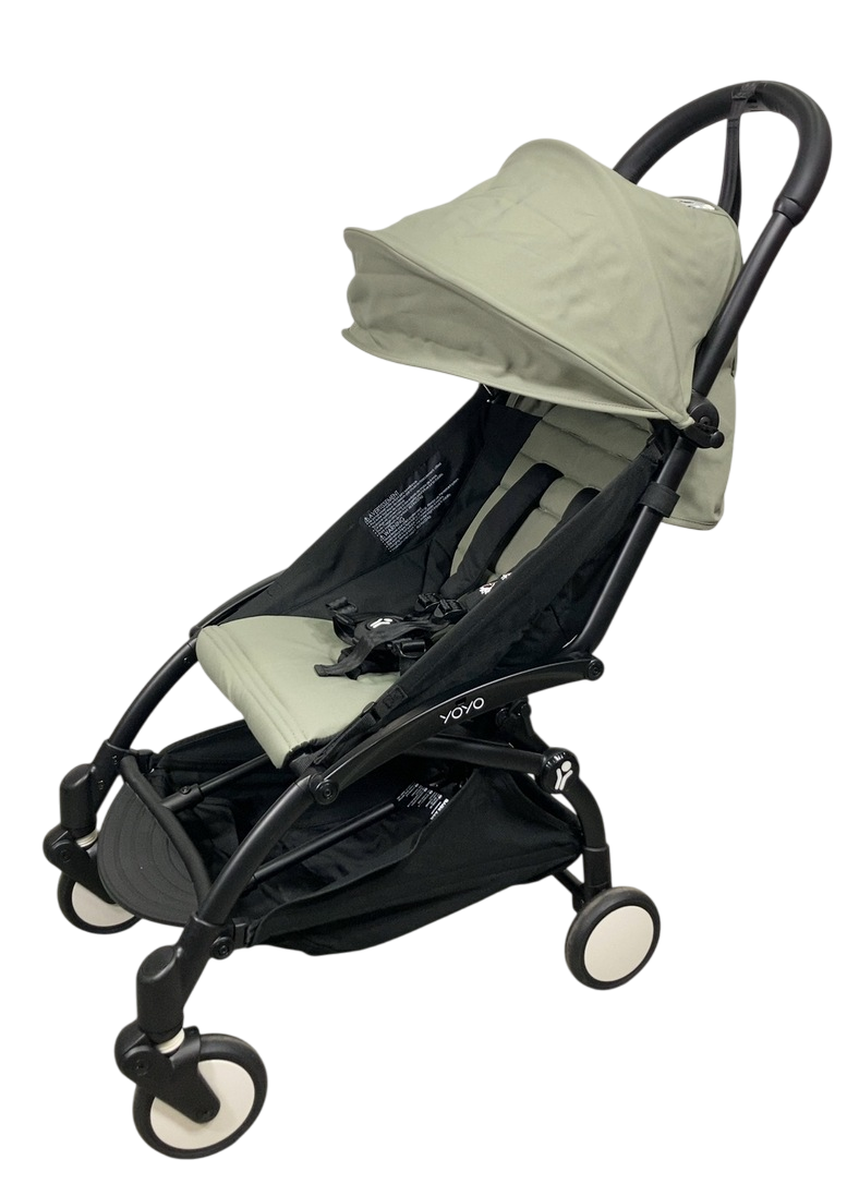 Babyzen YOYO2 Complete Stroller, 2024, Black with Olive — GoodBuy Gear