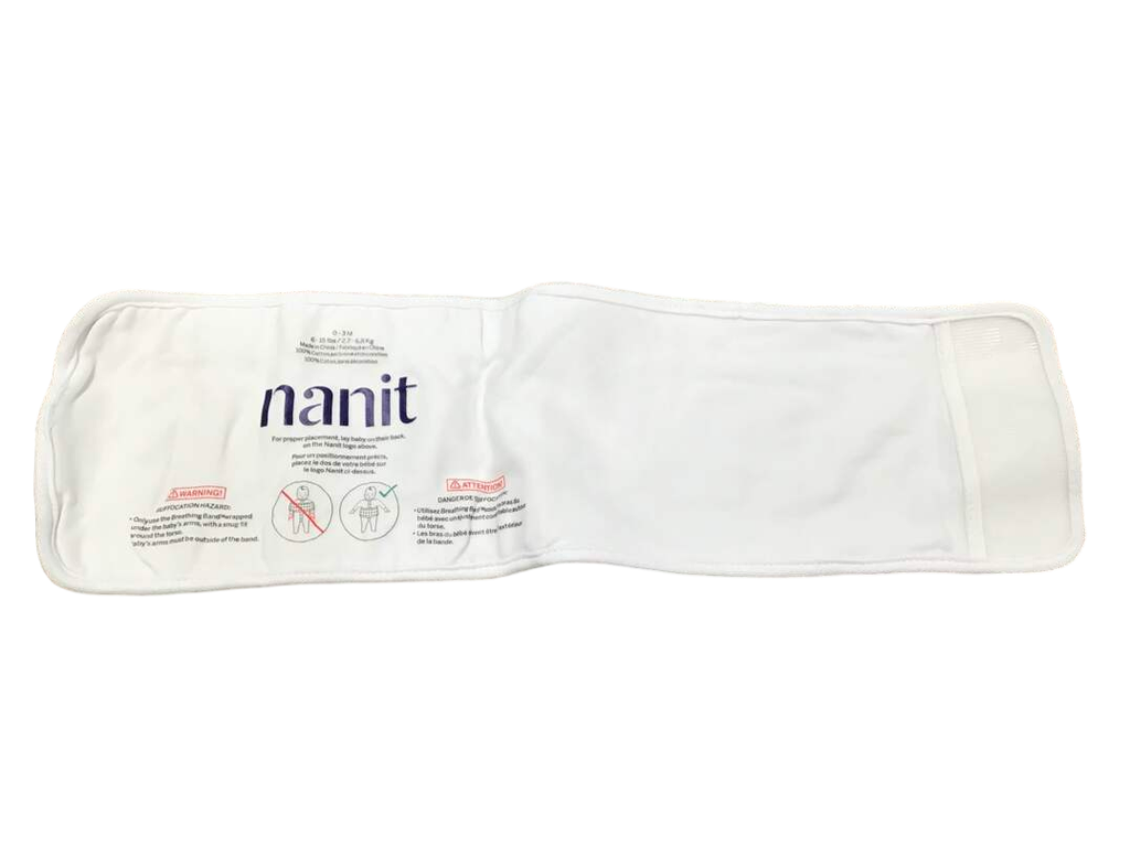 Nanit Breathing Band, 0-3 months, Pebble Gray