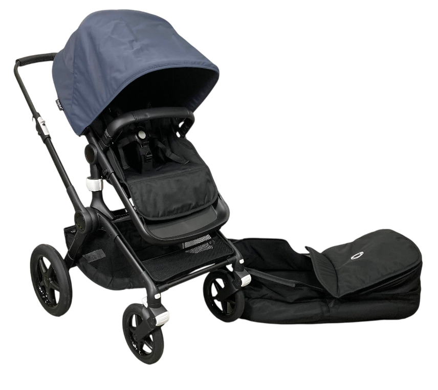 Bugaboo Fox 3 Stroller, 2022, Black, Midnight Black, Stormy Blue ...